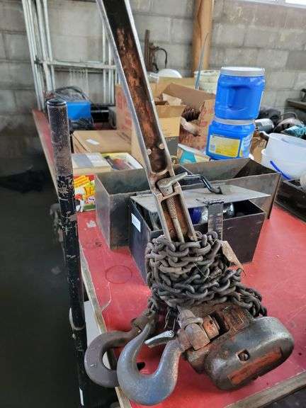 Chain Hoist Hand Ratchet - Baer Auctioneers - Realty, LLC