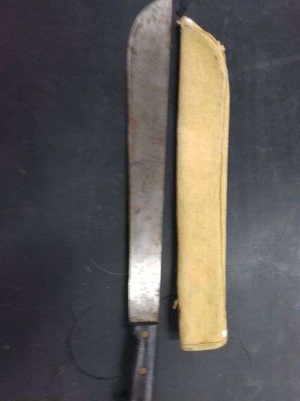 Martindale machete & sheath - Baer Auctioneers - Realty, LLC
