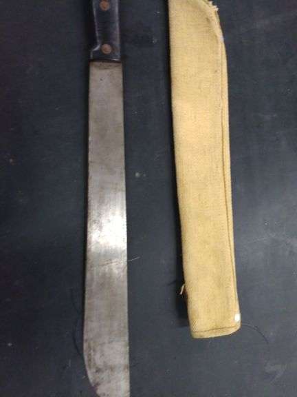 Martindale machete & sheath - Baer Auctioneers - Realty, LLC