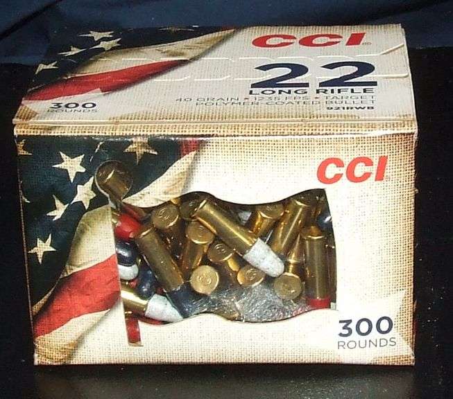 300 Rounds CCI 22 lr - Baer Auctioneers - Realty, LLC 300 Rounds CCI 22 lr - Baer Auctioneers - Realty, LLC