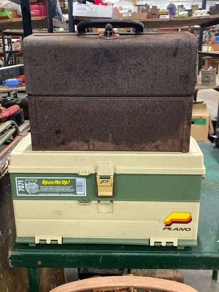 Vintage Tackle Boxes w/ Tackle - Baer Auctioneers - Realty, LLC