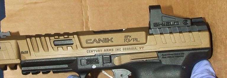 Canik SFX Rival 9mm Pistol - Baer Auctioneers - Realty, LLC