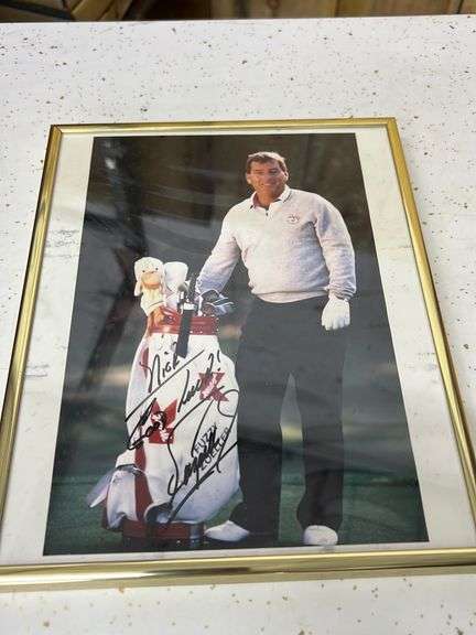 Autographed Golf Photo - Baer Auctioneers - Realty, LLC