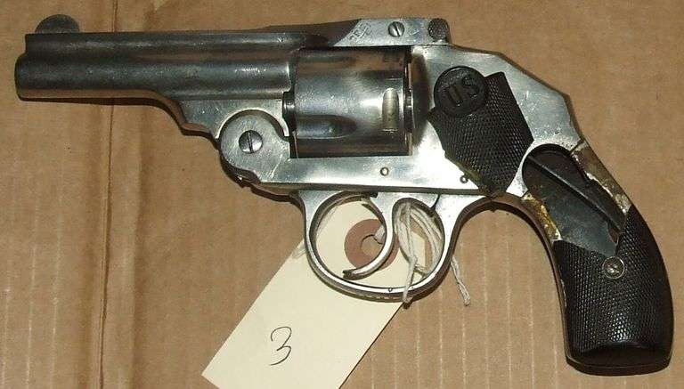 US Revolver Hammerless 38 S&W Revolver - Baer Auctioneers - Realty, LLC