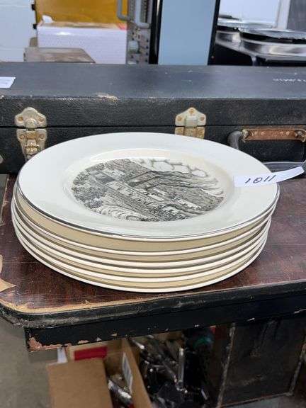 6 Tri State Pottery Festival Plates - Baer Auctioneers - Realty, LLC