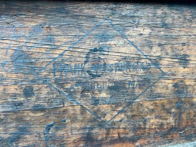 Antique Ratchet Set in Dovetailed Wood Box, Craftsman Chalk Line and ...