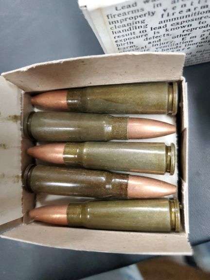 4- 20 Rnd Boxes Centerfire Ammunition 7.62x39 HP L.C.B. 123 Grain Ball ...