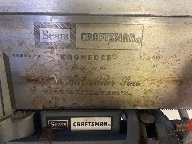 Craftsman Manual Miter Saw - Baer Auctioneers - Realty, LLC