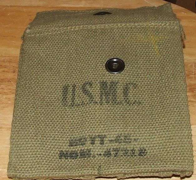USMC WW2 M1 Carbine Magazine Pouch - Baer Auctioneers - Realty, LLC