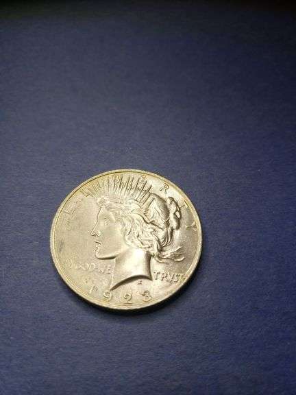 1923 Peace Silver Dollar - Baer Auctioneers - Realty, LLC