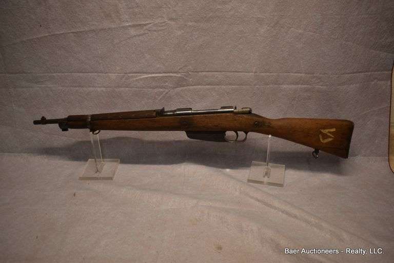 Carcano M38 Carbine 8mm Mauser Rifle - Baer Auctioneers - Realty, LLC