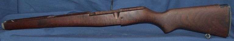 M1A Walnut Stock & Butt Plate - Baer Auctioneers - Realty, LLC
