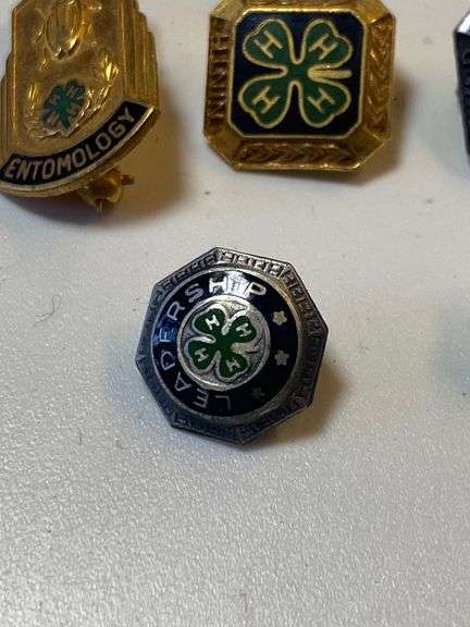 4-H Pins (Some Sterling and GF) - Baer Auctioneers - Realty, LLC