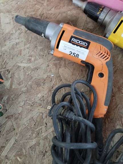 Ridgid Screw Gun- Works - Baer Auctioneers - Realty, LLC