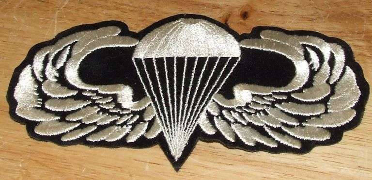 Large Airborne / Parachute Patch - Baer Auctioneers - Realty, LLC