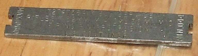 USGI Firing Pin Protrusion Gage - Baer Auctioneers - Realty, LLC