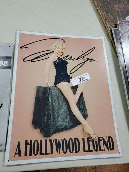 Marilyn Monroe Signs - Baer Auctioneers - Realty, LLC
