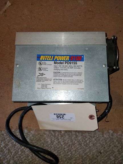 Inteli Power 9100 Power Inverter Model PD 9155 - Baer Auctioneers ...