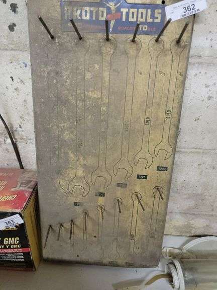 Vintage Proto Tools Display Rack - Baer Auctioneers - Realty, LLC