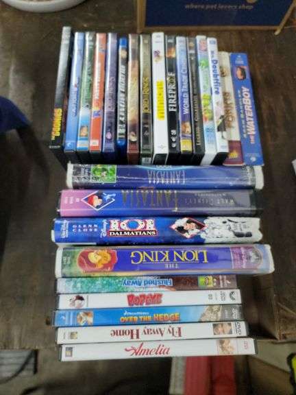 Assorted DVDs & VHS Tapes - Baer Auctioneers - Realty, LLC