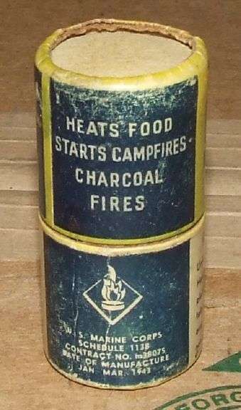 USMC WWII Heat Ration Tab - Baer Auctioneers - Realty, LLC