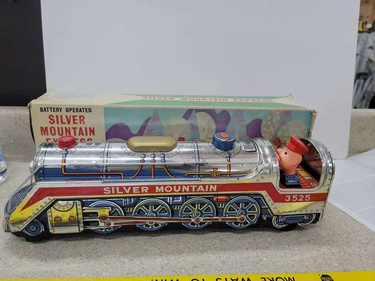 Vintage Silver Mountain Express Train Car w/ Original Box - Baer ...