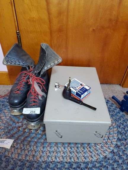 Roller Skates, Pipe, Lock Box With Key, Playing Cards - Baer ...