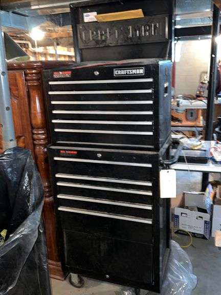 Craftsman Ball Bearing Griplatch Stacking Tool Box and Assorted Tools ...