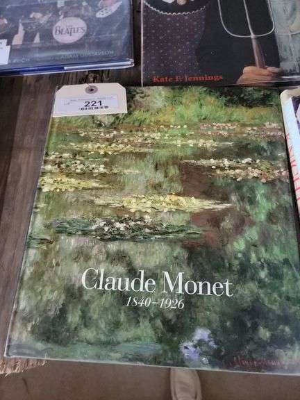 Claude Monet Art Book - Baer Auctioneers - Realty, LLC