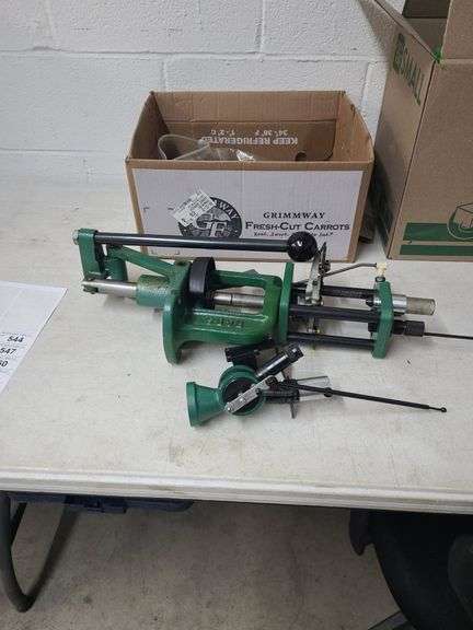 RCBS RCII 5 station press w/ powder measure and tooling - Baer ...