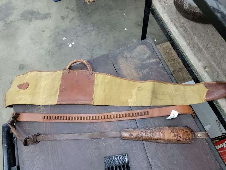 Gun Sheath, Bullet Holders, Gun Sling - Baer Auctioneers - Realty, LLC