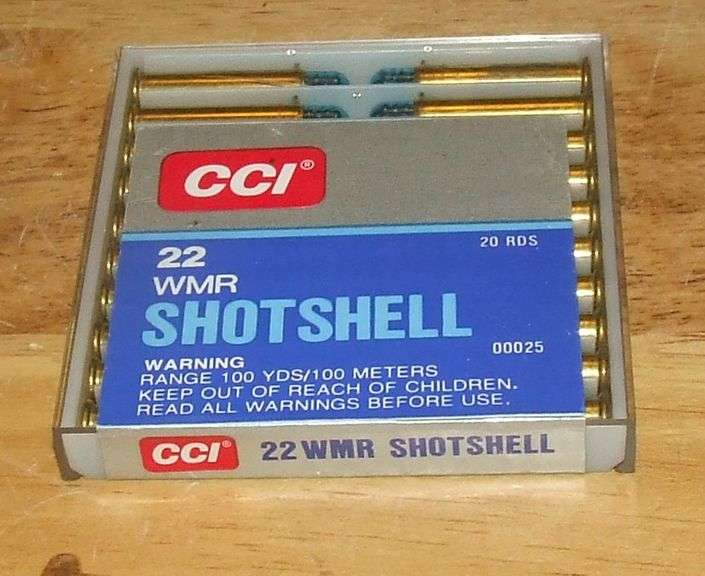 20 Round CCI 22 WMR Shotshells - Baer Auctioneers - Realty, LLC