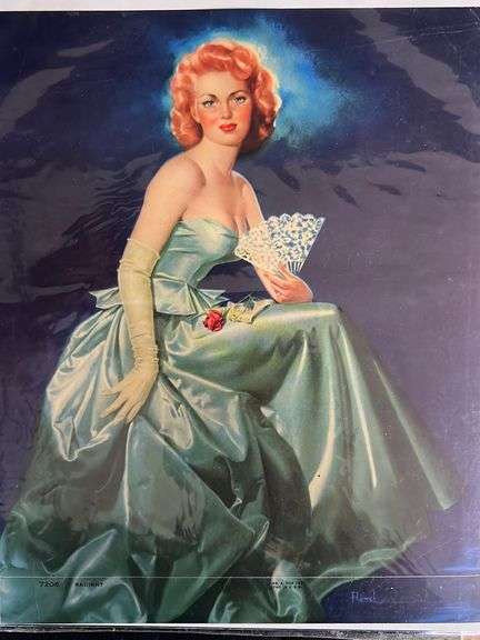 Pin Up Girl "Adoration" Gil Elvgren, Pin Up Girl “Lady Fair” V. P ...