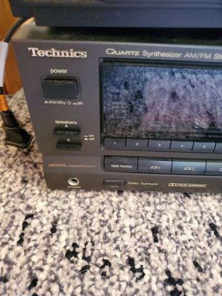 Magnavox VHS-DVD Player, Technics Stereo Reciever - Baer Auctioneers ...