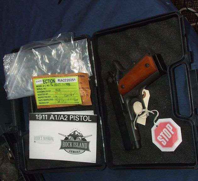 RIA 1911A1-CS Compact 45 ACP Pistol - Baer Auctioneers - Realty, LLC