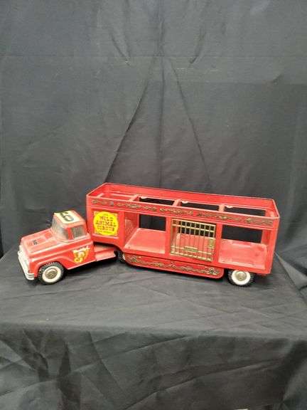 Vintage Buddy L The Wild Animal Circus Truck and Trailer - Baer ...
