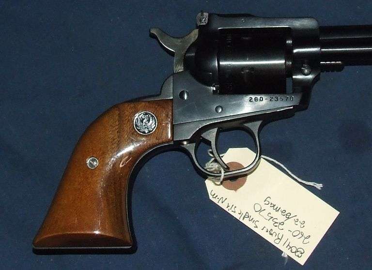 Ruger New Model Single Six 22LR / 22 Mag Revolver - Baer Auctioneers ...