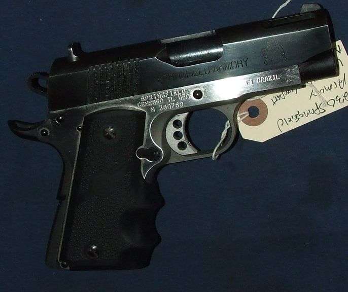 Springfield Armory V10 Ultra Compact 45 ACP Pistol - Baer Auctioneers ...