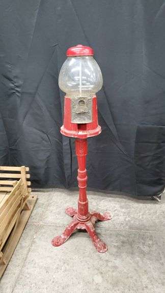 Red Gumball Machine - Baer Auctioneers - Realty, LLC
