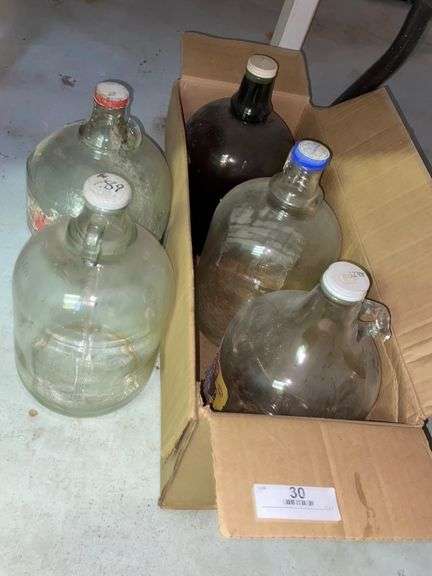 5 Glass Bottles - Baer Auctioneers - Realty, LLC