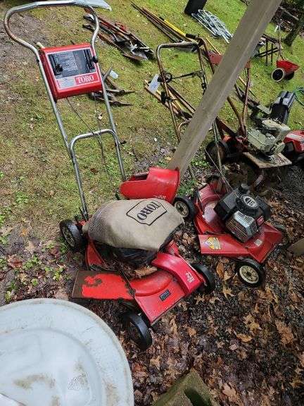 Toro 2-Cycle Push Mower & Toro Powerdrive Push Mower - Baer Auctioneers ...