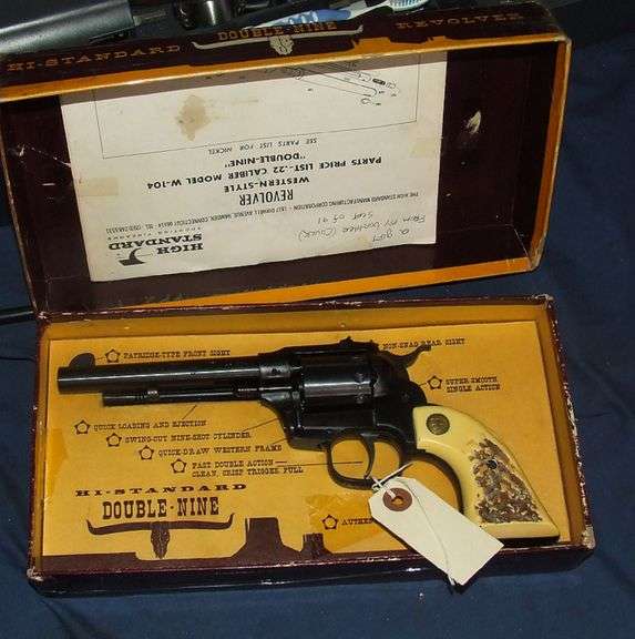 High Standard Double 9 mod. 104 22LR Revolver - Baer Auctioneers ...