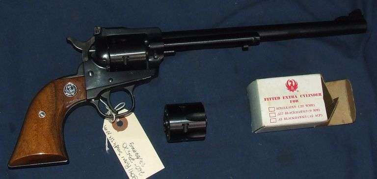 Ruger New Model Single Six 22LR / 22 Mag Revolver - Baer Auctioneers ...