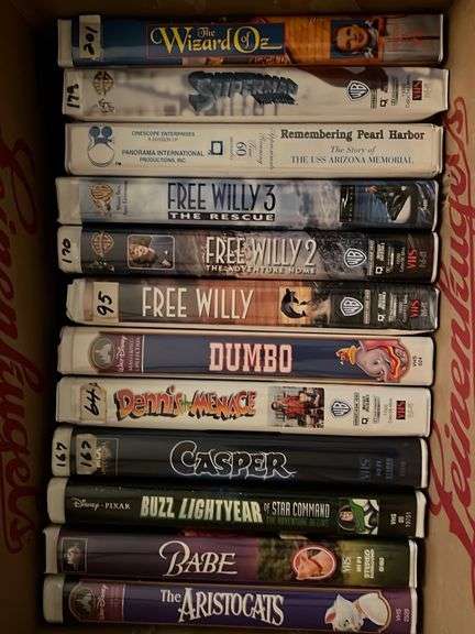 4 Boxes of VHS Tapes - Baer Auctioneers - Realty, LLC