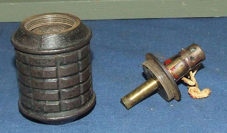 WW2 Japanese Type 91 Grenade Inert - Baer Auctioneers - Realty, LLC