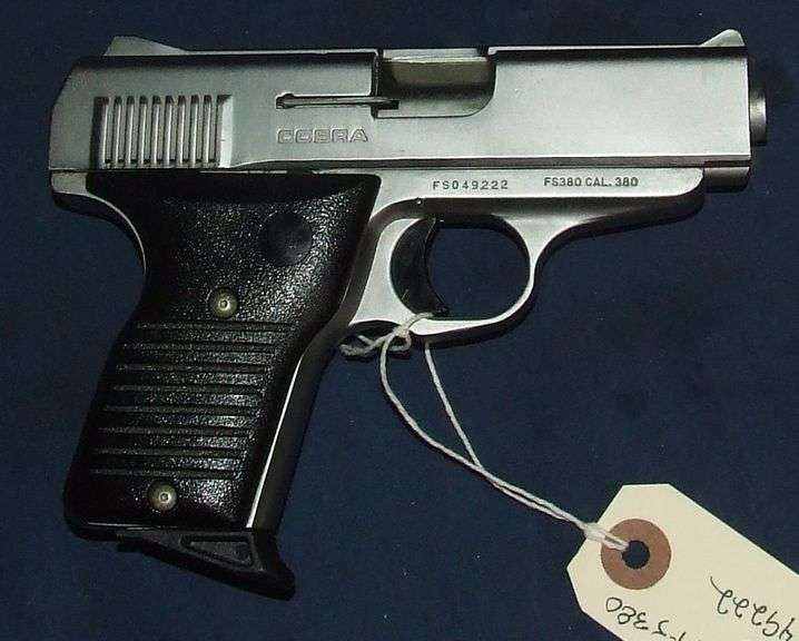 Cobra FS380 380 Auto Pistol - Baer Auctioneers - Realty, LLC