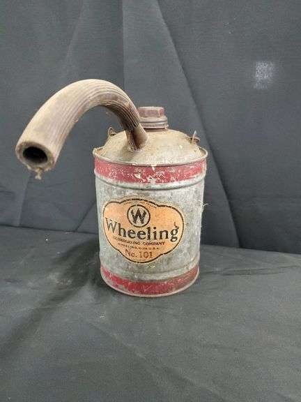 Wheeling Corrugating Company Galvanized Gas Can No. 101 - Baer ...