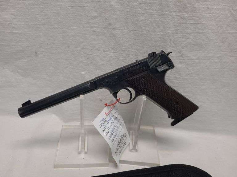 High Standard HD military 22LR Pistol - Baer Auctioneers - Realty, LLC