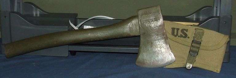 Original WW2 Hatchet & Case - Baer Auctioneers - Realty, LLC