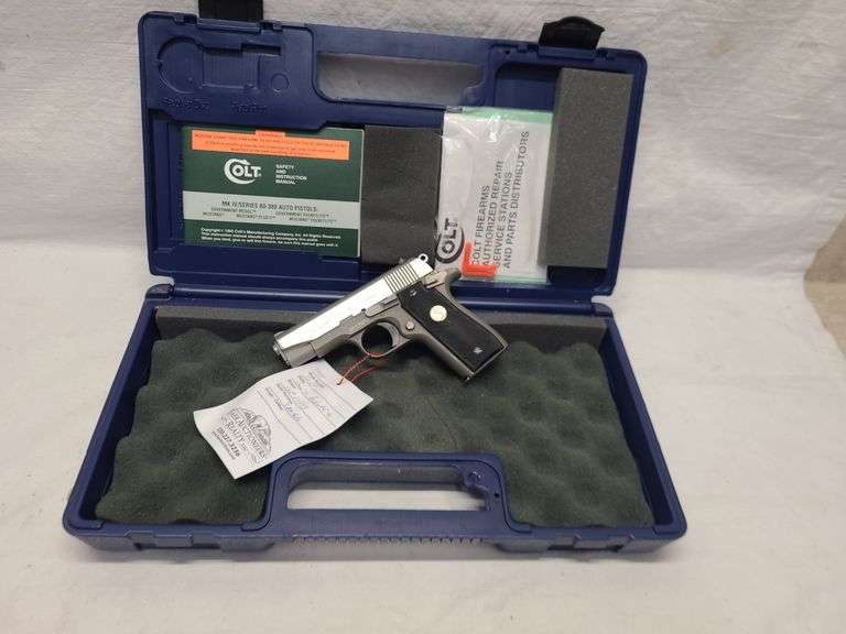 Colt Government Pocketlite 380 Auto Pistol - Baer Auctioneers - Realty, LLC